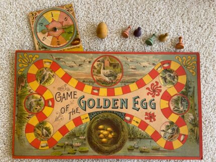 1890 Game of the Golden Egg by J H Singer - All About Fun and Games